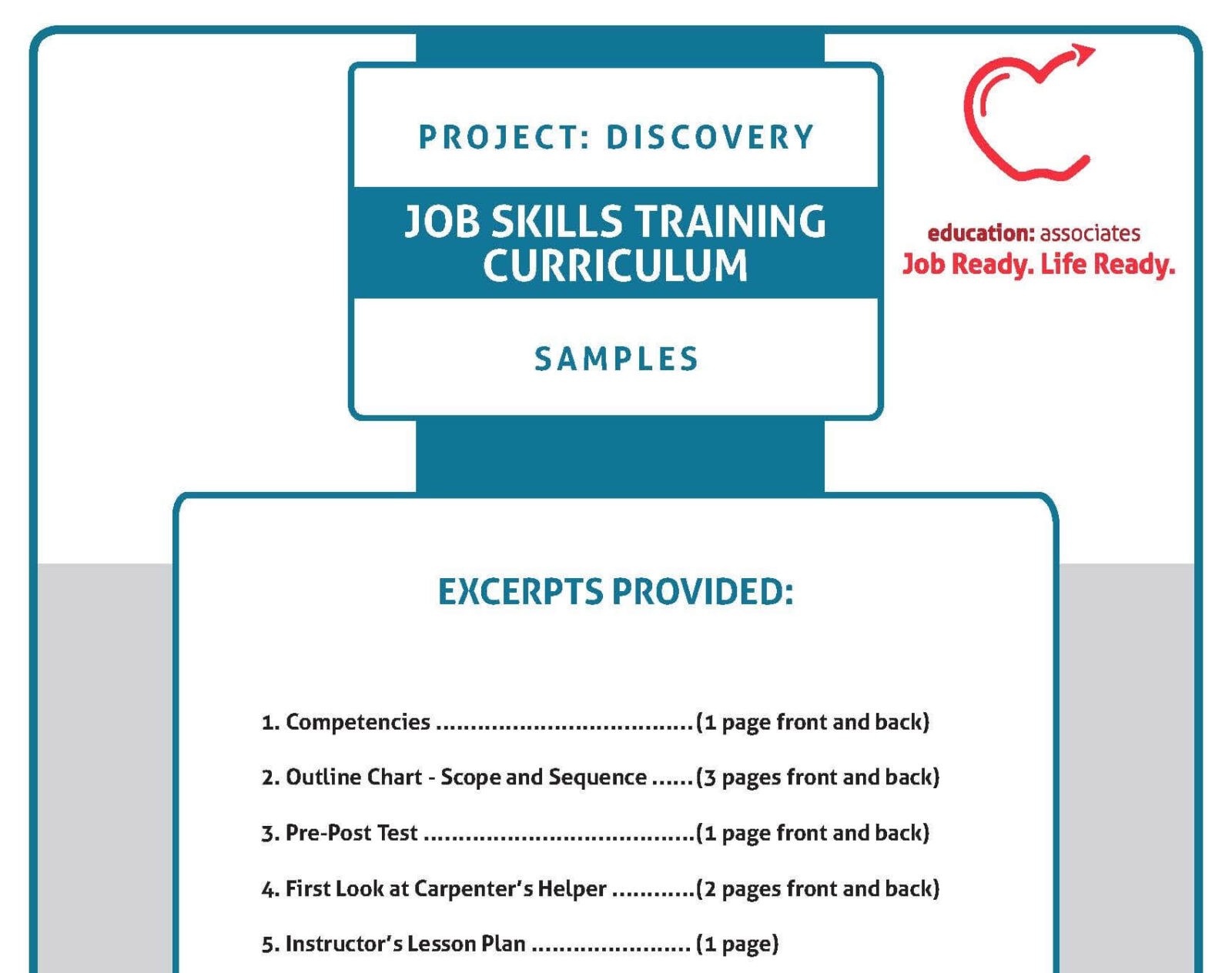 Curriculum Samples - Education Associates