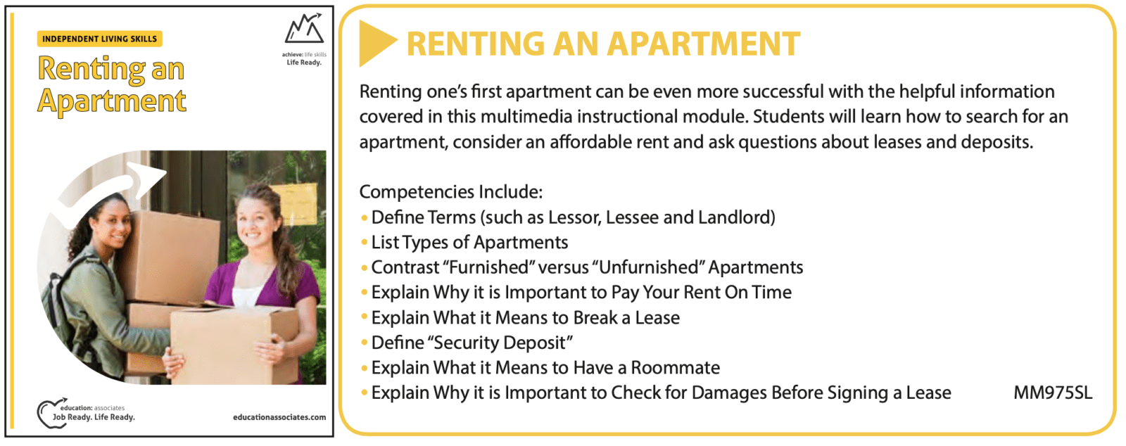 Independent Living Skills - Education Associates